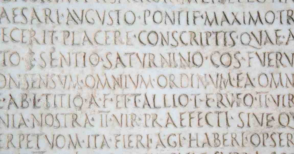 What language did the Romans speak? A lost legacy.